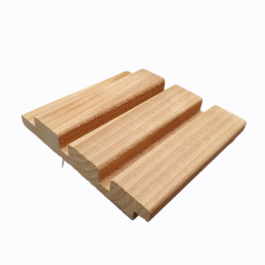 Sample: Red Class Wood triple profiel 22x140mm | Tuinhoutdiscount.nl